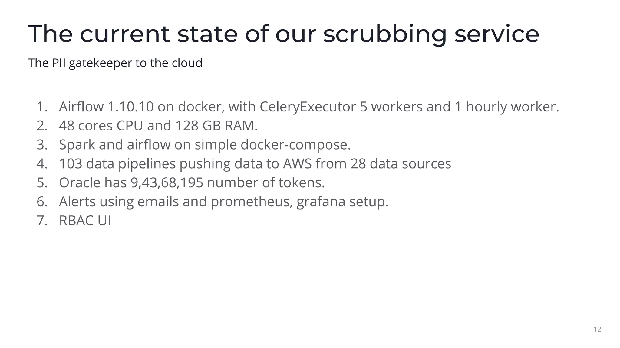 Building a PII scrubbing layer | PPT