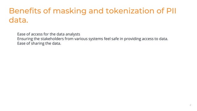 Building a PII scrubbing layer | PPT