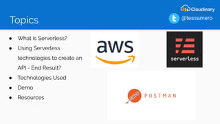 Building APIs the serverless way | PPT