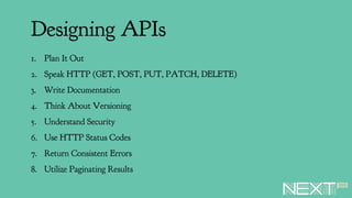 Building APIs with Node.js and MonogDB | PPT