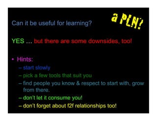 Building a PLN | PDF
