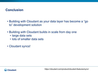 Glynn Bird – Cloudant – Building applications for success.- NoSQL matters Barcelona 2014 | PPT