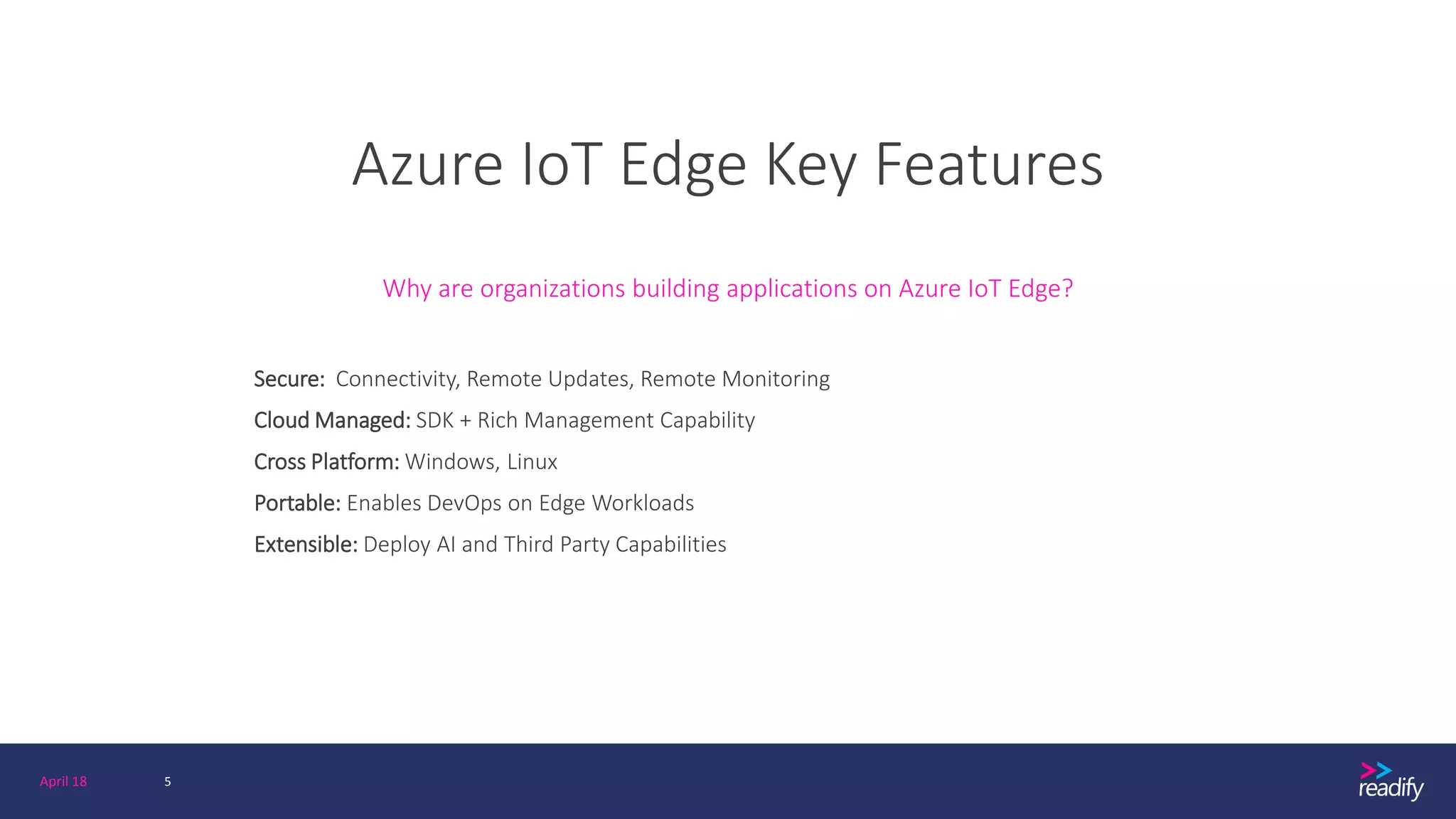 Building Apps with Azure IoT Edge | PPT