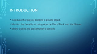 Building a Private Cloud with Apache CloudStack.pptx | Cloud Computing | Internet