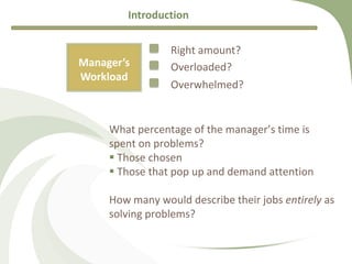 Building a problem solving organization | PPTX