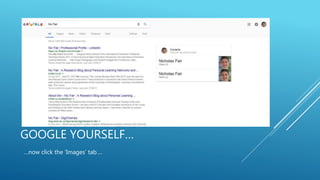 Building a professional digital identity 2018 | PPTX
