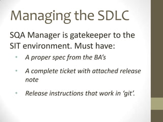Building a Professional SDLC | PPTX
