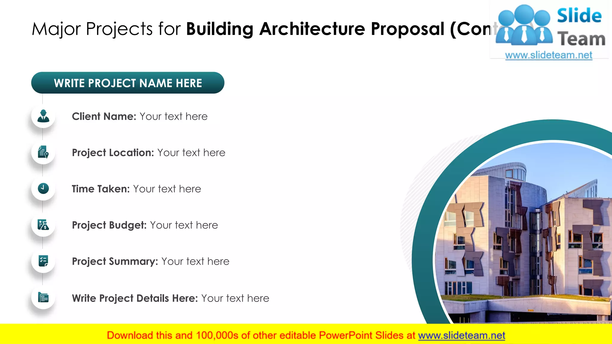 Building Architecture Proposal PowerPoint Presentation Slides | PDF