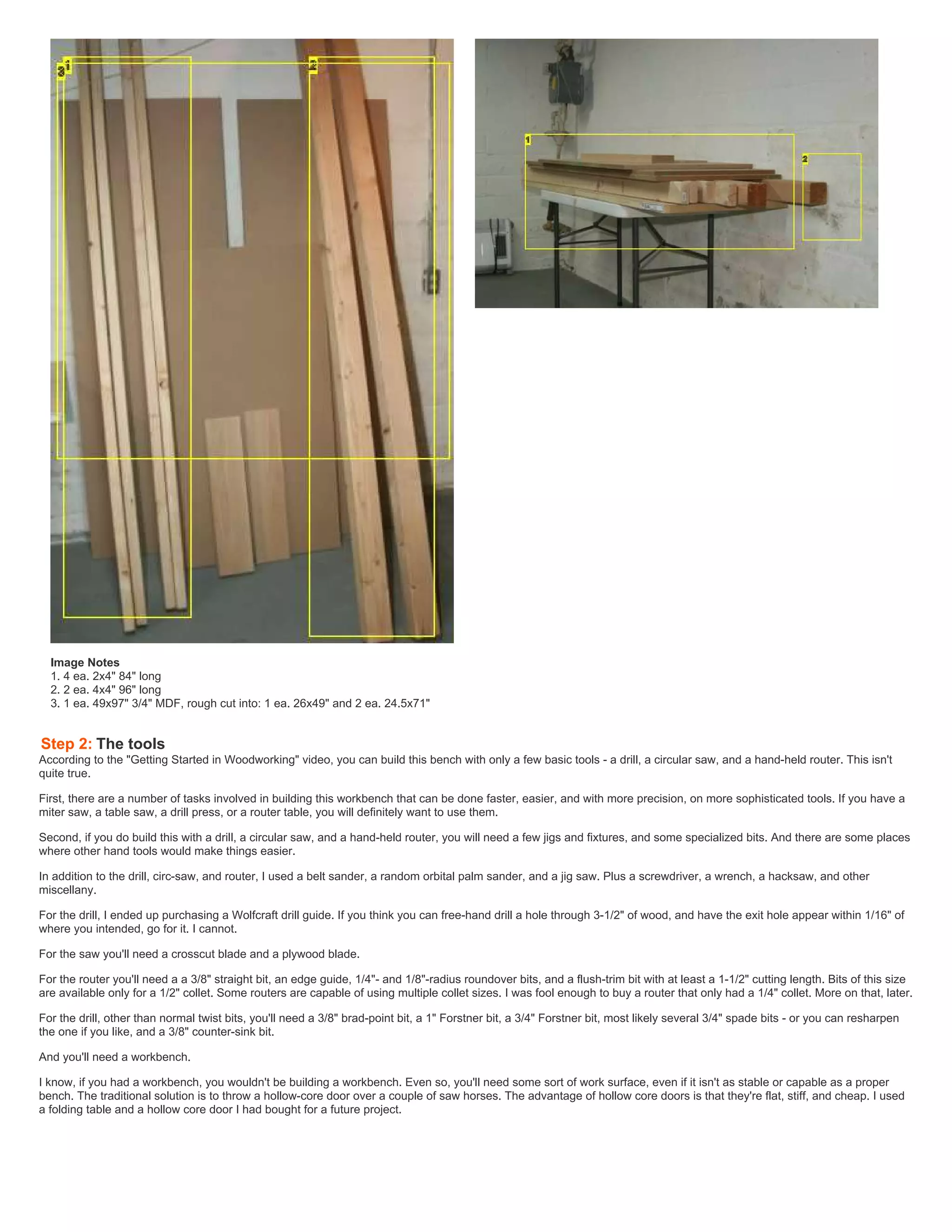 Building a real woodworker's workbench | PDF