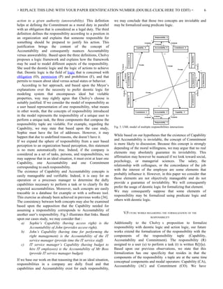 Building a responsibility model including accountability capability and ...