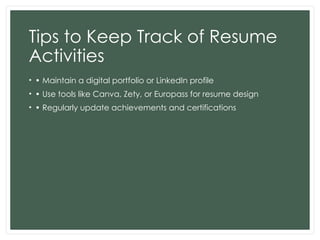 Building_a_Resume_While_Studying_LPU.pptx