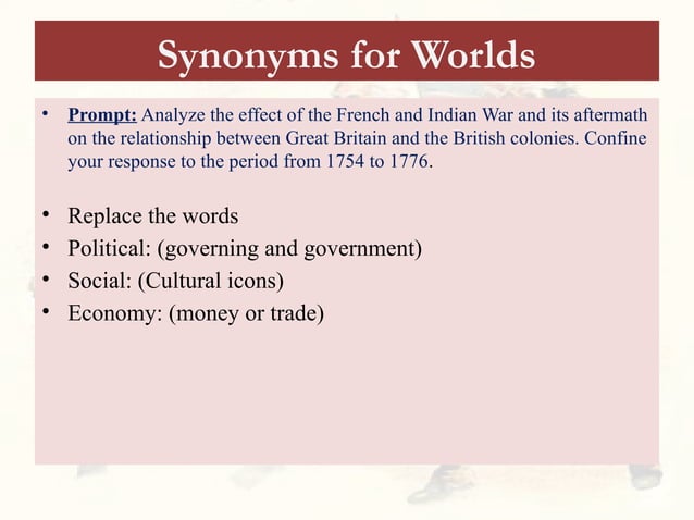 Revolutionary War Causes and Era. APUSH Period 2 | PPTX