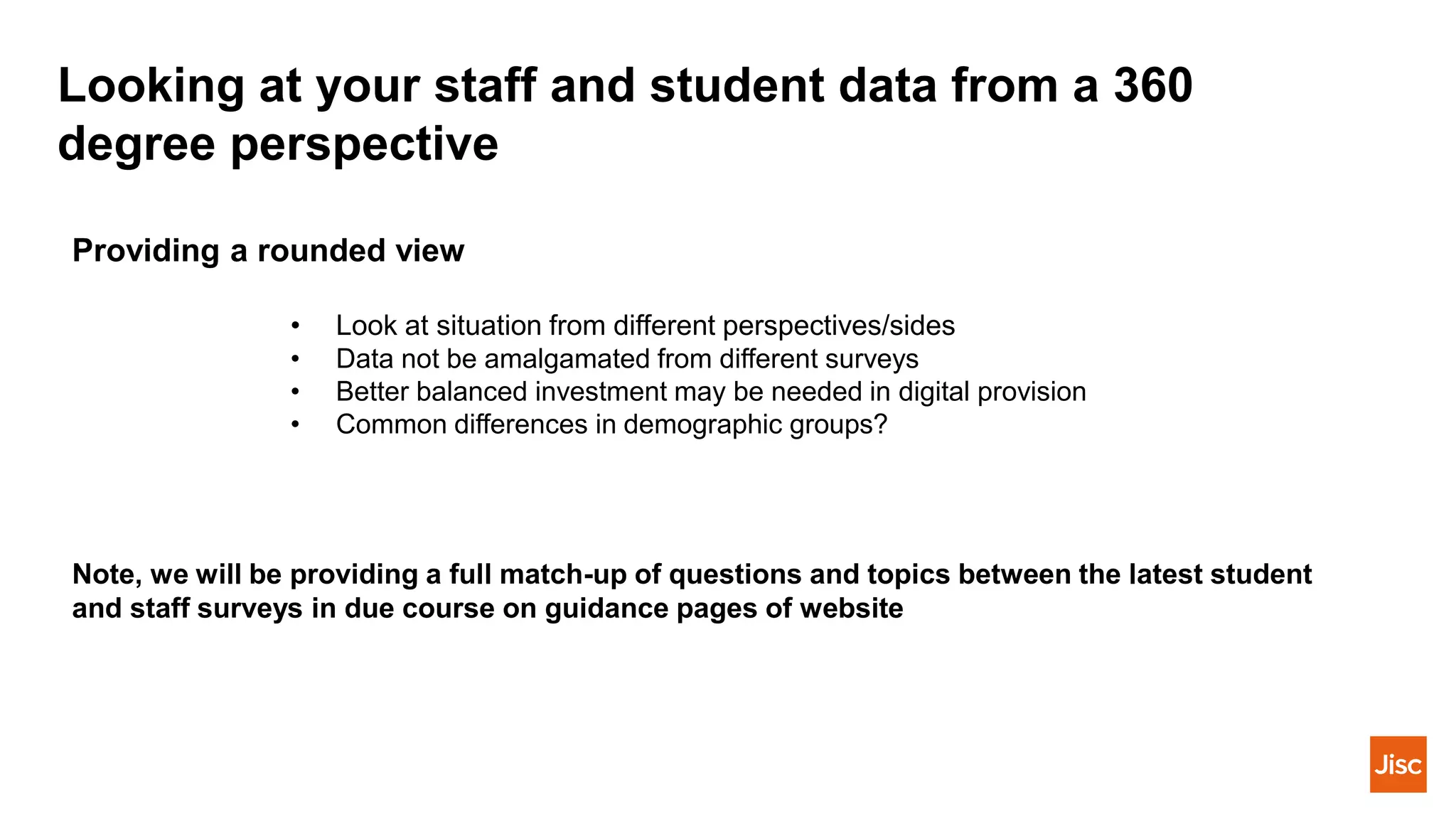 Building a richer picture | PPT