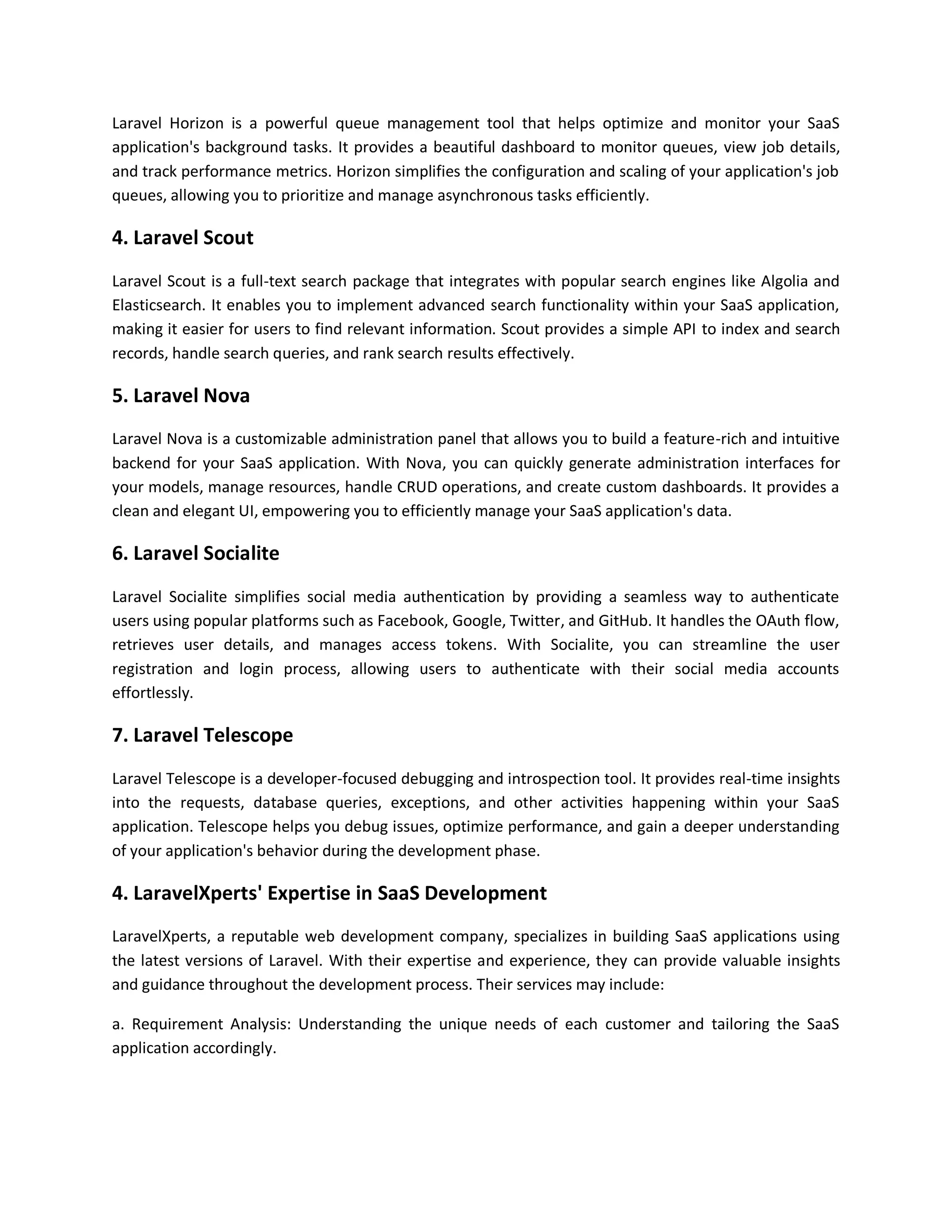 Building a SaaS Application with Laravel Leveraging Latest Versions and ...