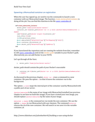 Build Your Own SaaS using Docker | PDF