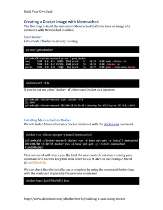 Build Your Own SaaS using Docker | PDF