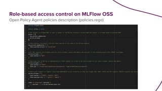 Building a Scalable and reliable open source ML Platform with MLFlow | PPT