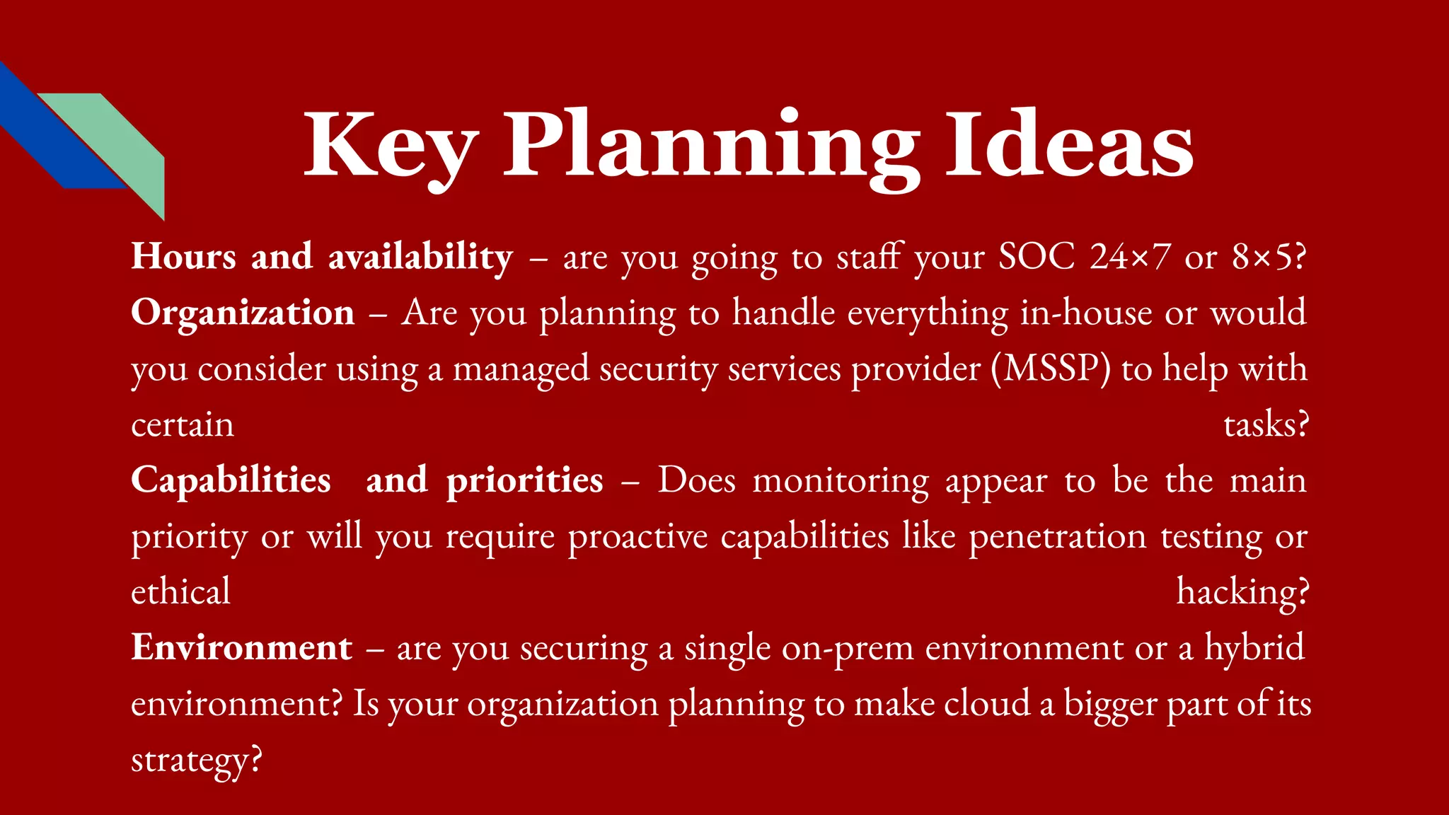 Building A Security Operations Center | PDF