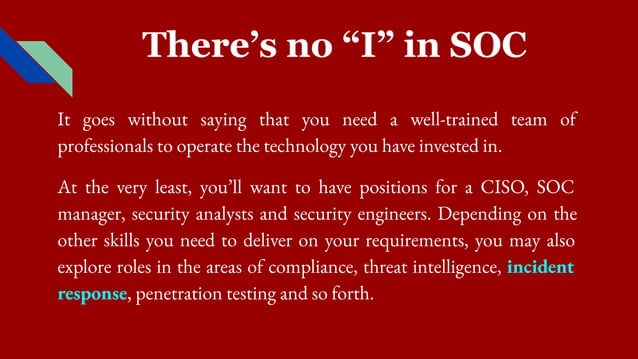 Building A Security Operations Center | PDF | Technology Industry ...