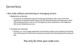 Building a serverless app | PDF