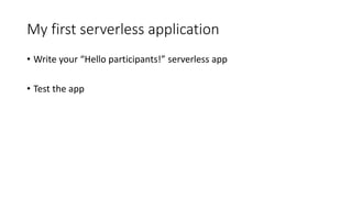 Building a serverless app | PDF
