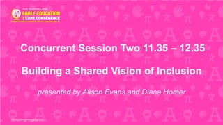 Building a Shared Vision of Inclusion | PDF