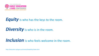 Building a Shared Vision of Inclusion | PDF