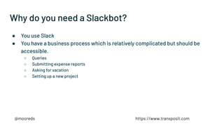 Building a slackbot | PPT