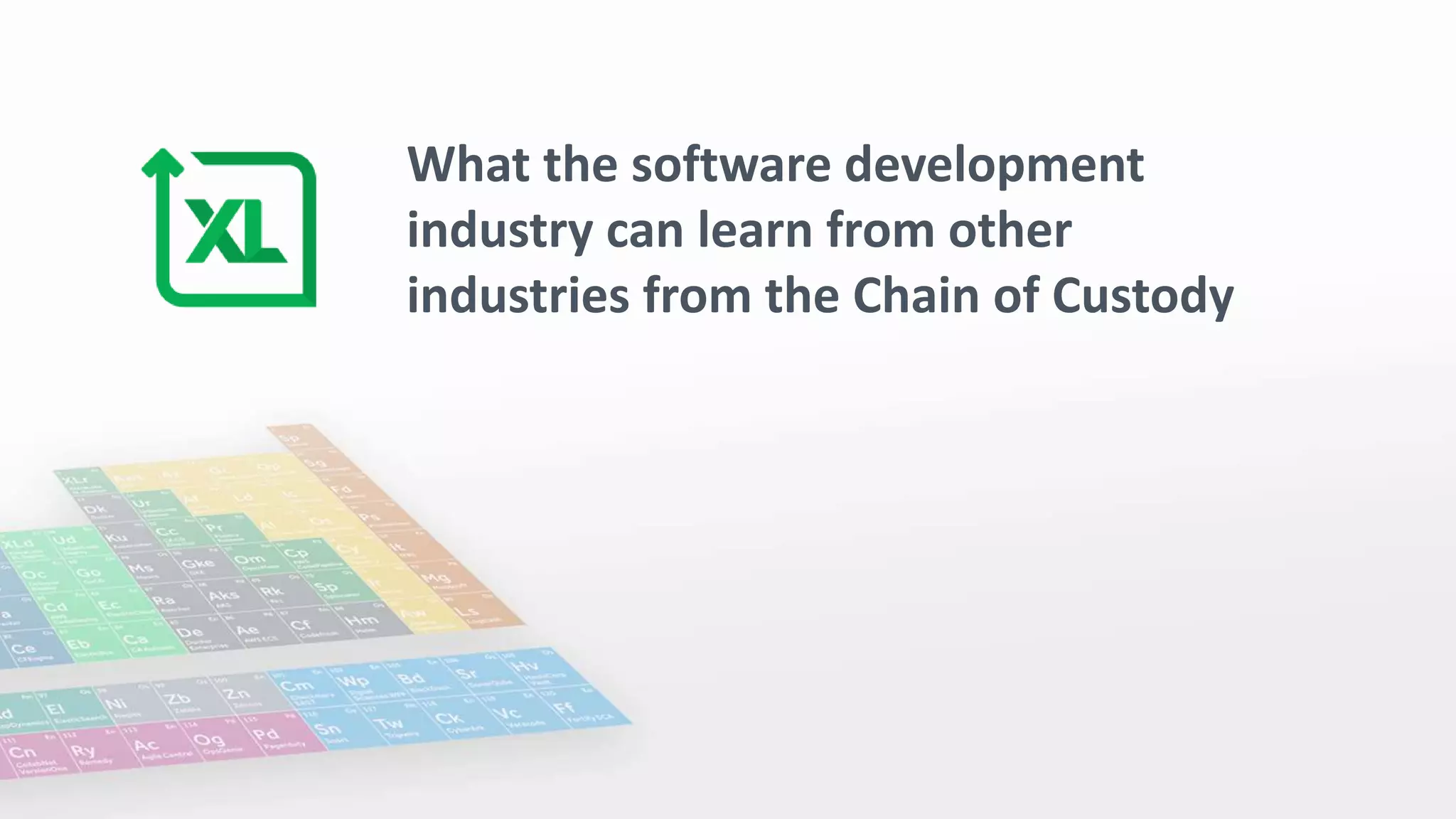 Building a Software Chain of Custody: A Guide for CTOs, CIOs, and Enterprise DevOps Teams | PPT