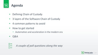 Building a Software Chain of Custody: A Guide for CTOs, CIOs, and Enterprise DevOps Teams | PPT