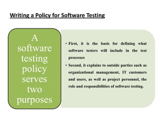 Building a software testing environment | PPTX