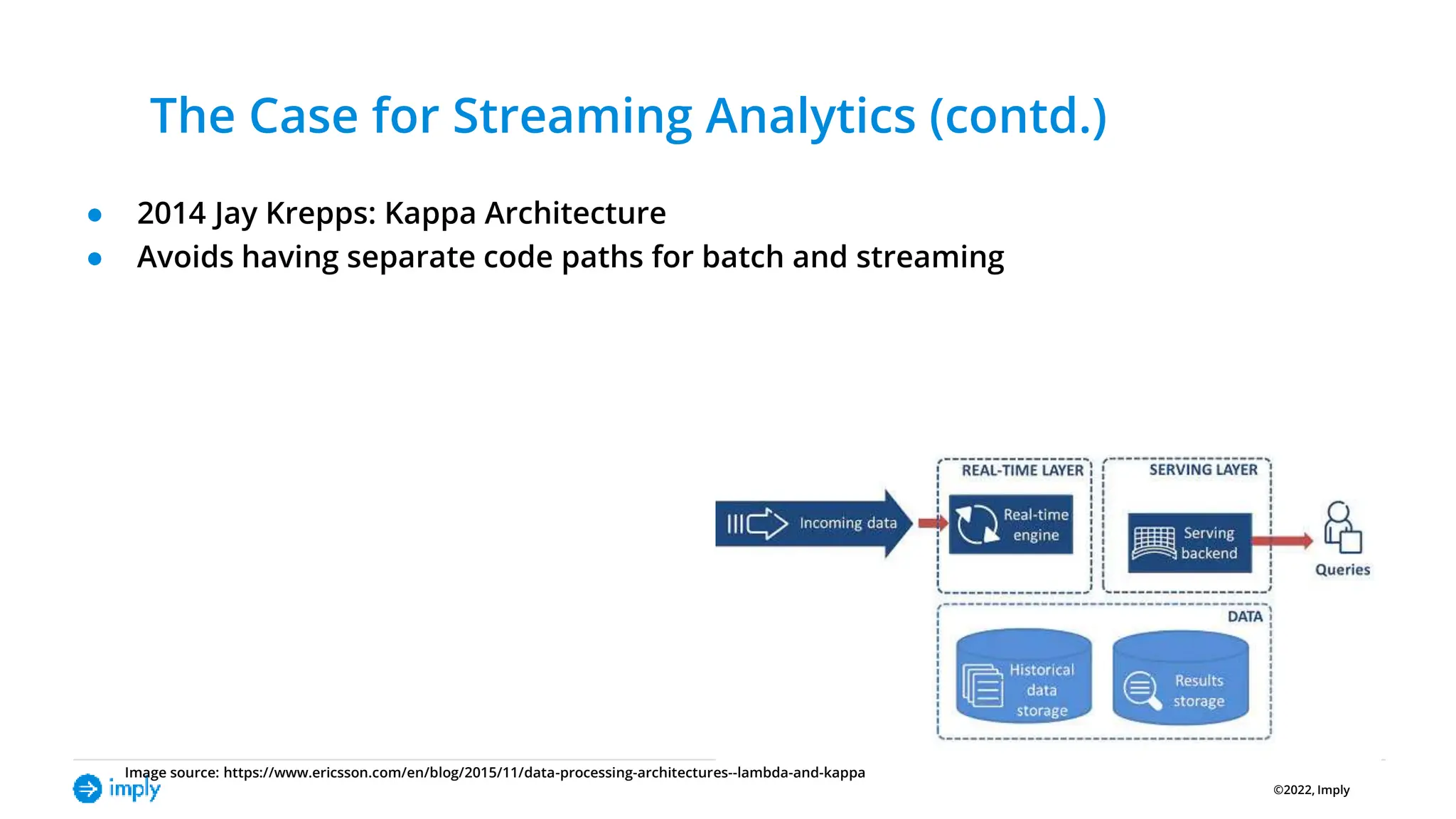 Building A Streaming Analytics Pipeline With Kafka And Druid Big Data
