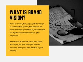 Building a strong brand vision - Seun Lana | PDF