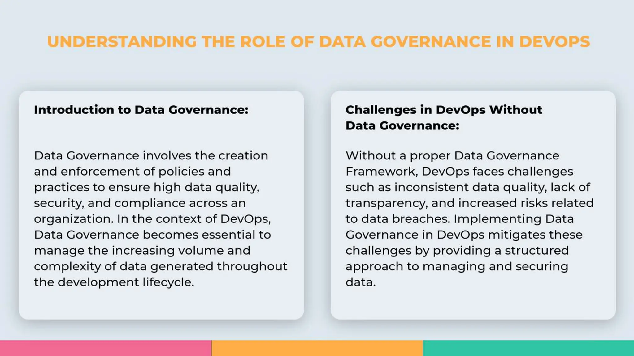 Building a Strong Data Governance Framework for DevOps | Software Development Consulting ...