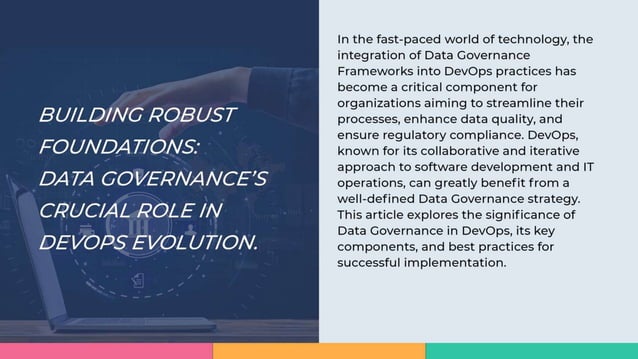 Building a Strong Data Governance Framework for DevOps | Software Development Consulting ...