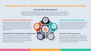 Building a Strong Data Governance Framework for DevOps | Software Development Consulting ...
