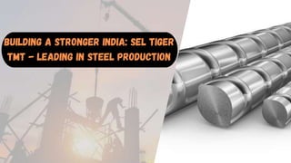Building a Stronger India SEL Tiger TMT - Leading in Steel Production | PPT