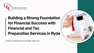 Building a Strong Foundation for Financial Success with Financial and ...