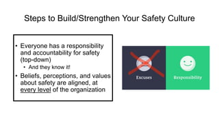 Building a Strong Safety Culture | PDF