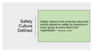 Building a Strong Safety Culture | PDF