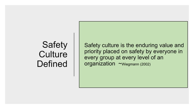 Building a Strong Safety Culture | PDF