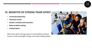 BUILDING A STRONG TEAM SPIRIT FOR A LASTING IMPACT.pdf | Business ...