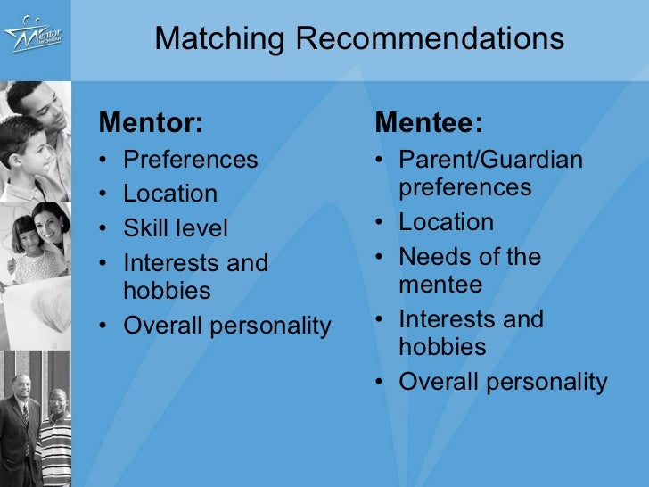 Building a Successful Mentoring Program: Matching Strategy and Monito…