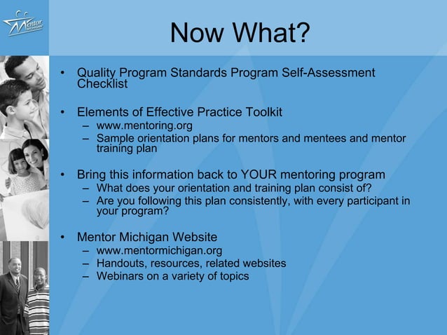 Building a Successful Mentoring Program: Orientation and Training | PPT