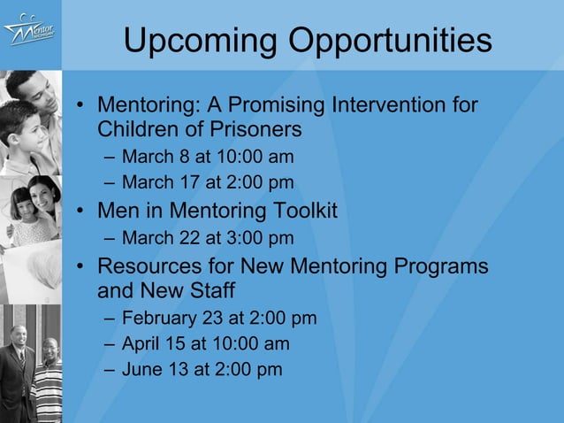 Building a Successful Mentoring Program: Orientation and Training | PPT