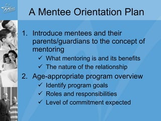 Building a Successful Mentoring Program: Orientation and Training | PPT