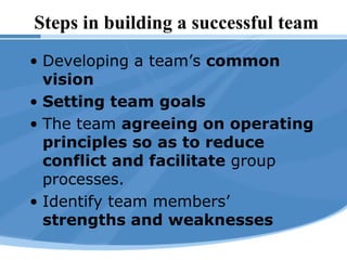 Building a Successful Team | PPTX