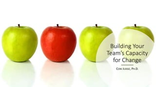 Building a team's capacity for change | PPTX