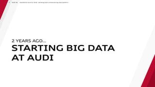 Building Audi’s enterprise big data platform | PDF