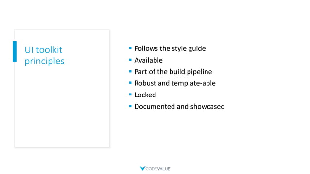 Eyal Ellenbogen: Building a UI Foundation for Scalability - Architecture Next 20 | PPT